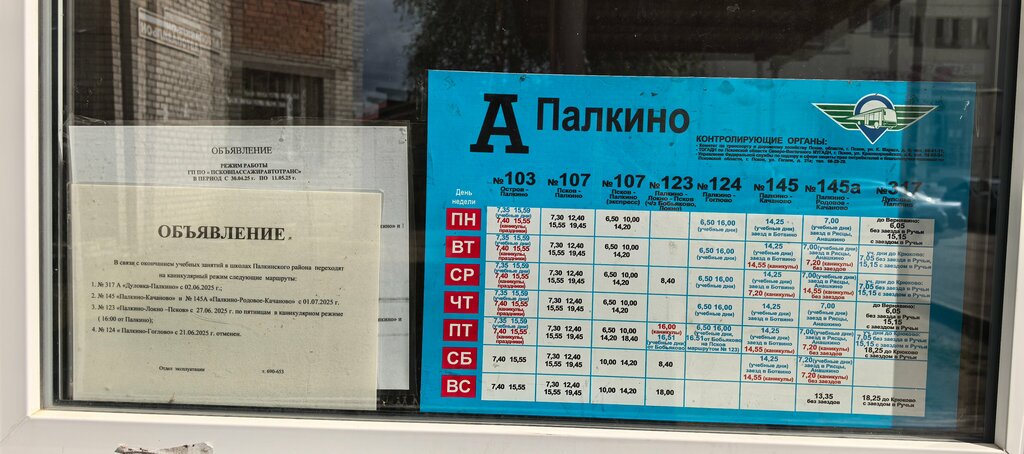 Otogarlar автопавильон Палкино, Pskovskaya oblastı, foto