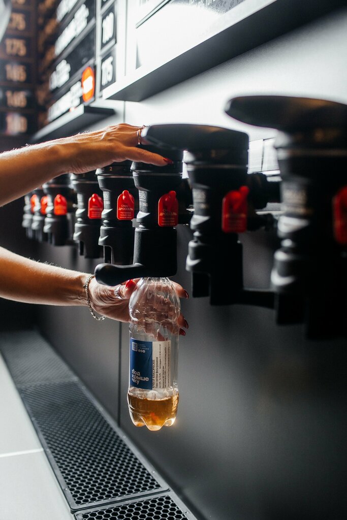 Bira dükkanı Podkryshechku, Arhangelskaya oblastı, foto