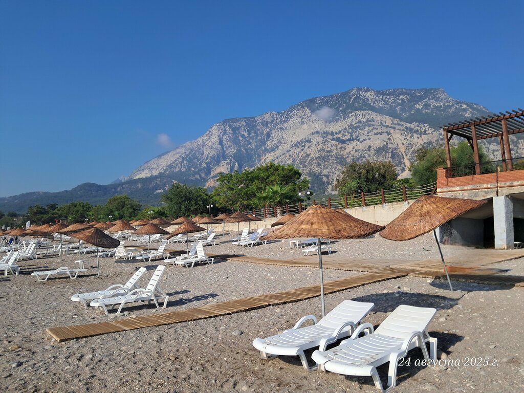 Plaj Phaselis Beach, Kemer, foto