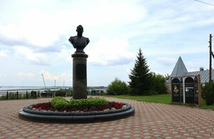 А.В. Ворожейкин (Nizhniy Novgorod Region, Gorodetskiy munitsipalny okrug, administrativno-territorialnoye obrazovaniye Gorodets), anıt, heykel