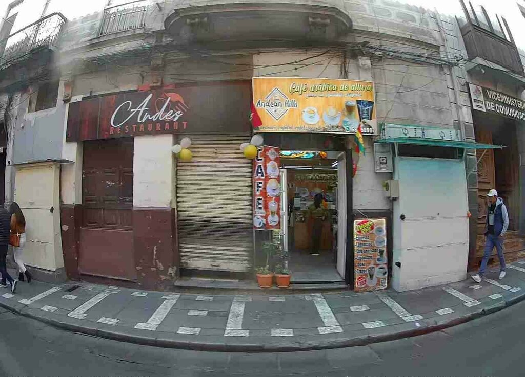 Kafe Andean Hills Coffee, La Paz, foto