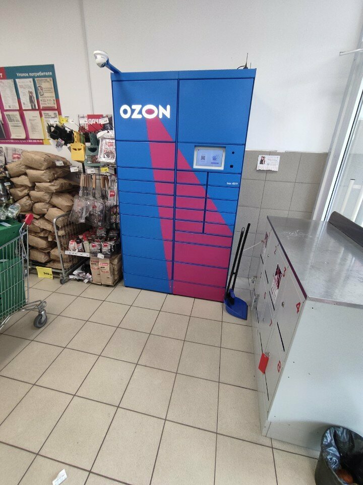Parsel otomatı Ozon Box, Voronej, foto