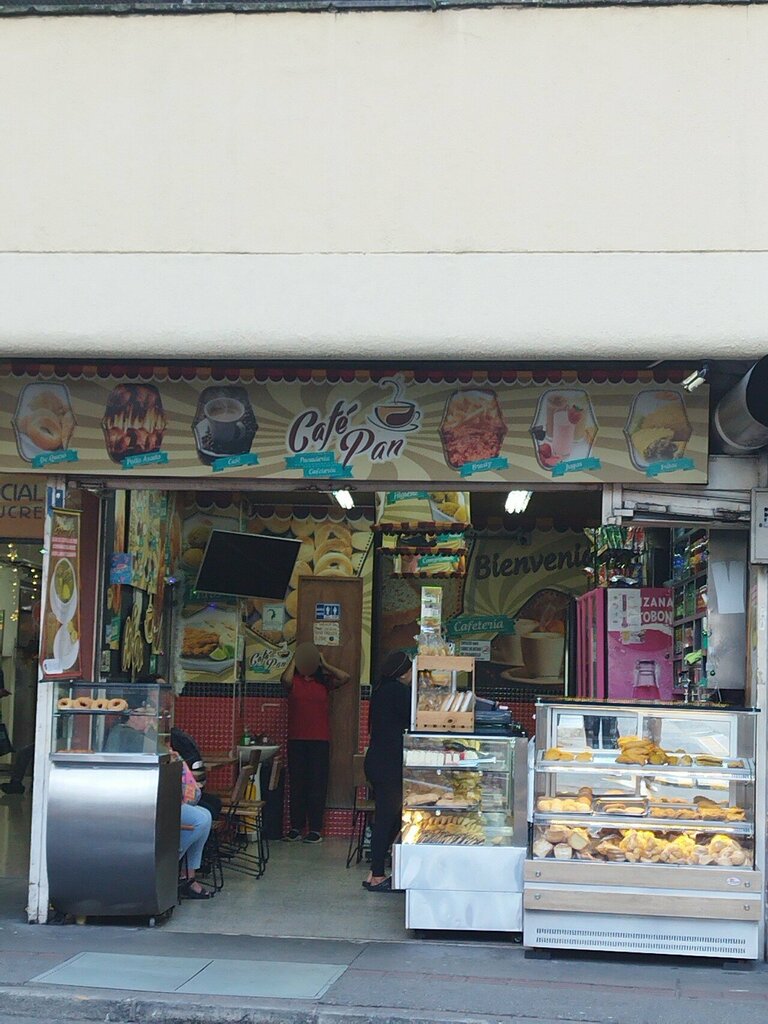 Ekmek fırını Cafe Pan, Medellin, foto