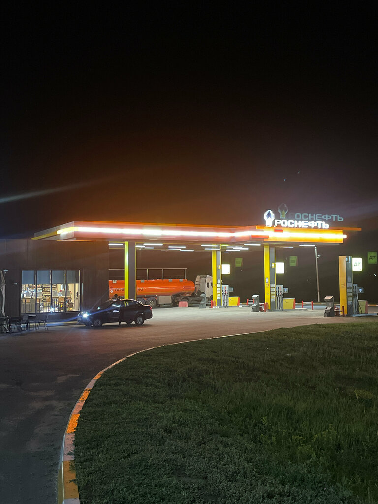 Benzin istasyonu Роснефть, Ulyanovskaya oblastı, foto