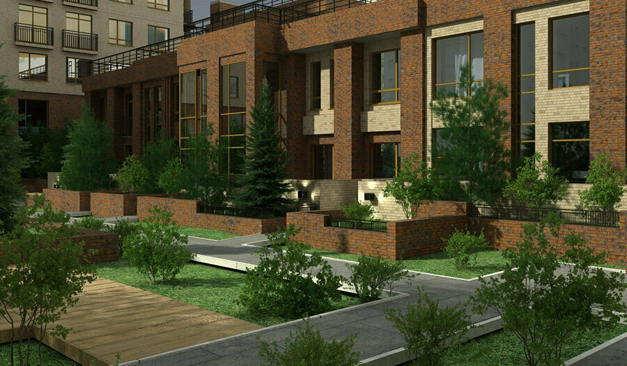 Konut blokları Ядринцевский квартал, Novosibirsk, foto