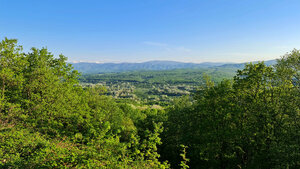 Гора Пост (Krasnodar Territory, Apsheronskiy DIstrict, Kabardinskoye selskoye poseleniye), seyir terası  Krasnodarski krayından