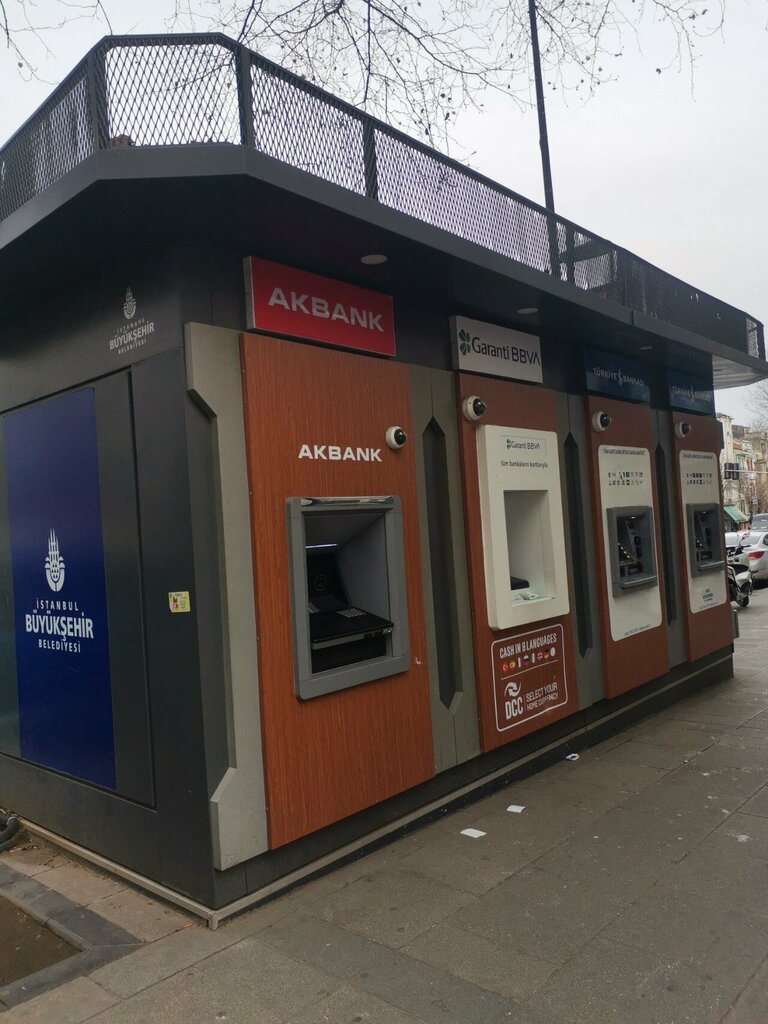 ATM'ler Akbank ATM, İstanbul, foto