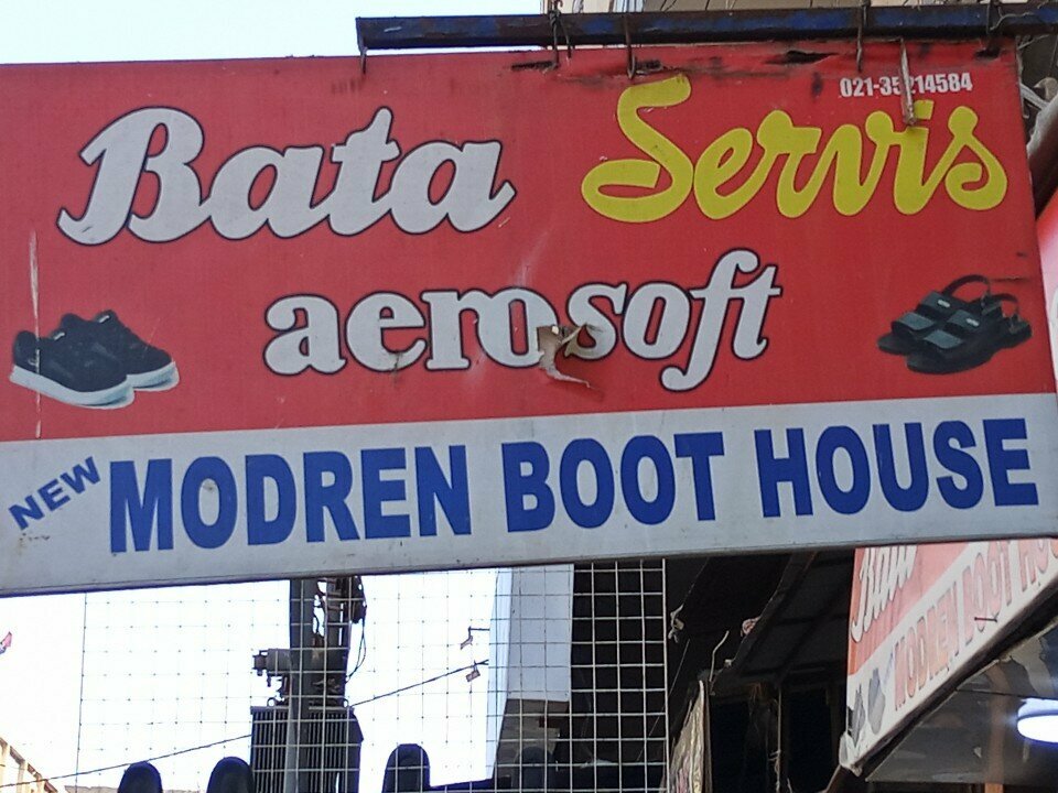 Ayakkabı mağazaları Modern boot house, Karaçi, foto