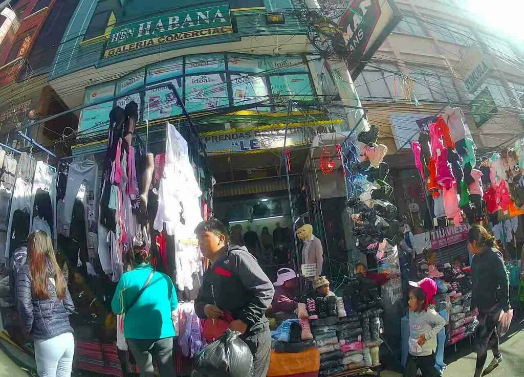 Giyim mağazası Leo, La Paz, foto