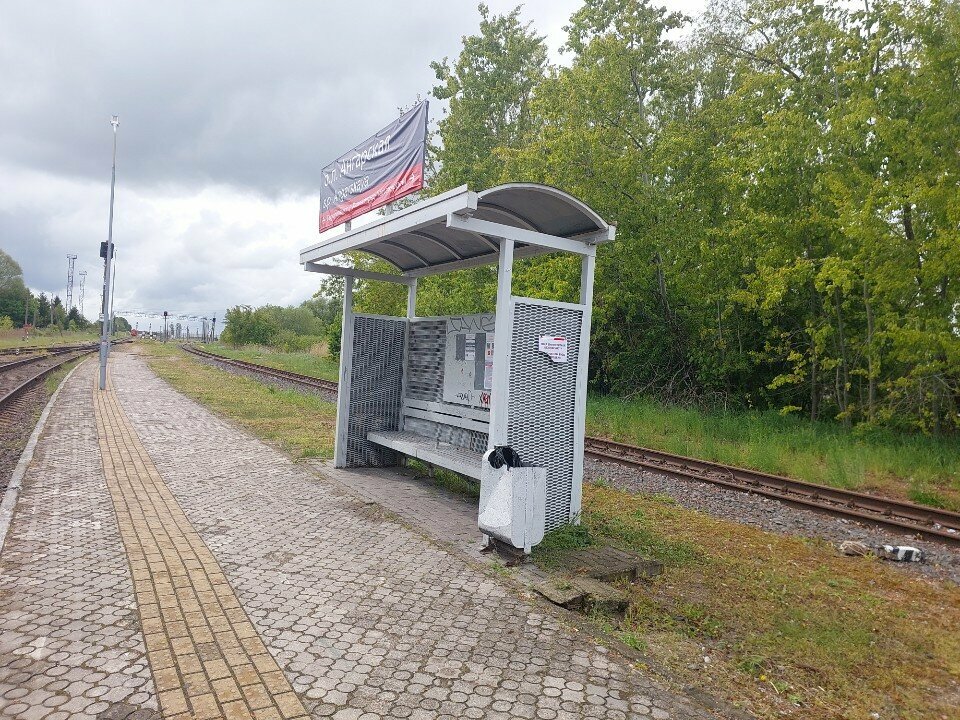 Tren istasyonu Ангарская, Kaliningrad, foto