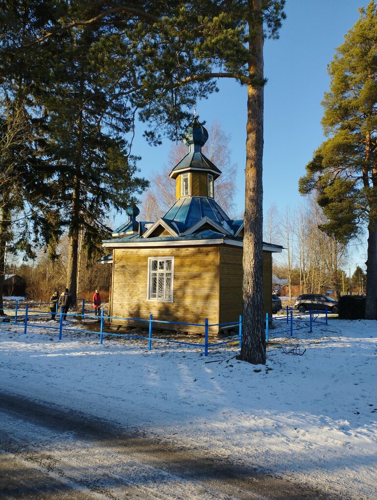 Ortodoks kiliseleri Chasovnya Nikolaya Chudotvortsa V Ostrove, Saint‑Petersburg ve Leningradskaya oblastı, foto