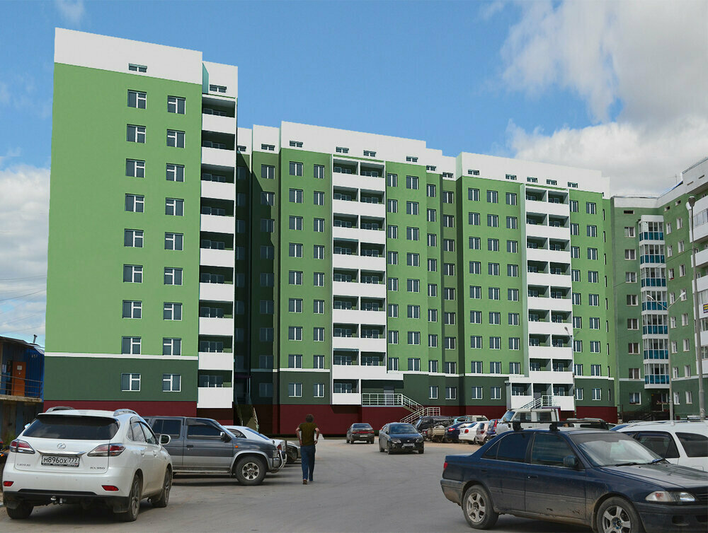 Konut blokları По ул. Лермонтова, Yakutsk, foto