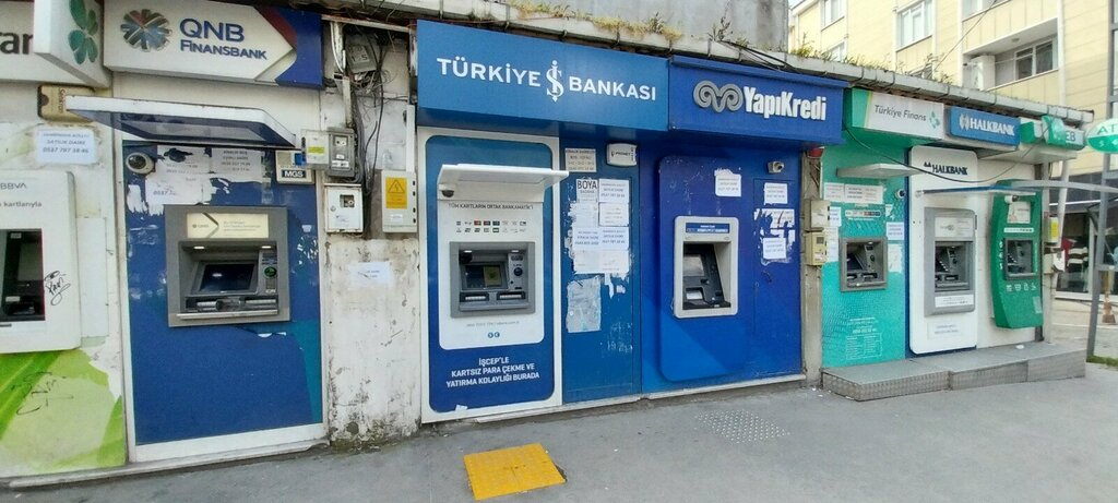 ATM'ler Türkiye İş Bankası Bankamatik, İstanbul, foto