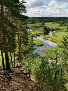 Бабья гора (Ivanovo Region, Ilyinskiy rayon, Shchennikovskoye selskoye poseleniye), seyir terası  İvanovskaya oblastından