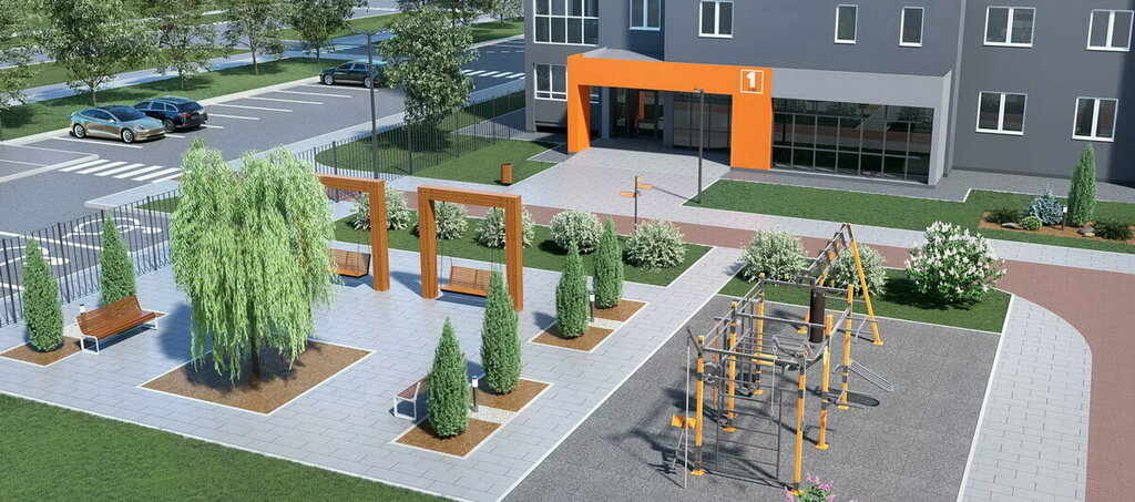 Konut blokları Образцовый квартал, Orlovskaya oblastı, foto