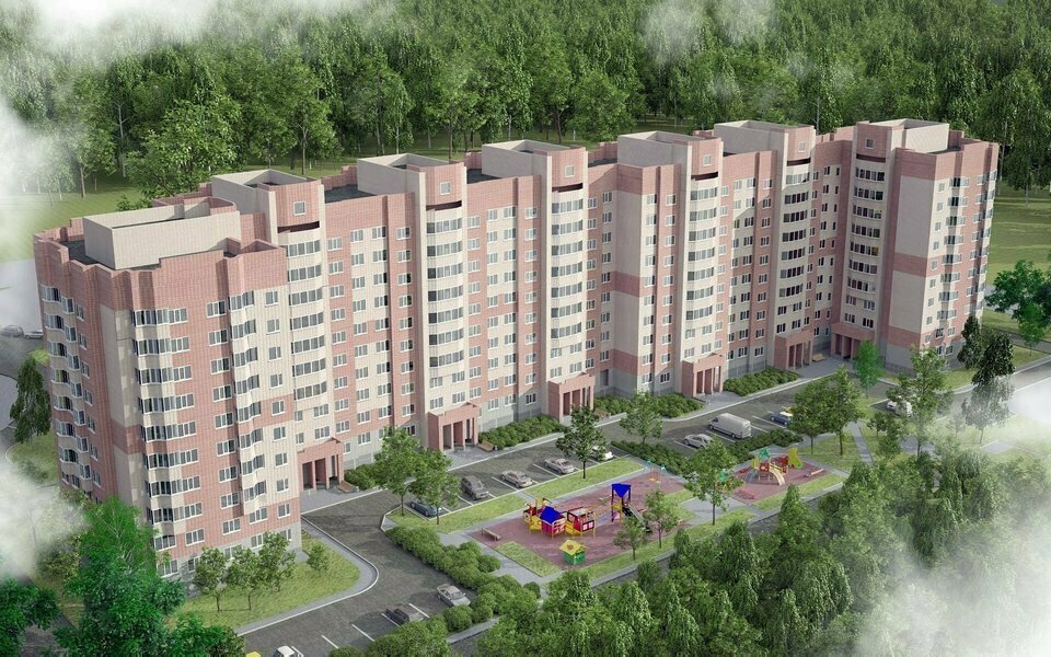 Konut blokları ZhK Yalaginskiye allei, Elektrostal, foto