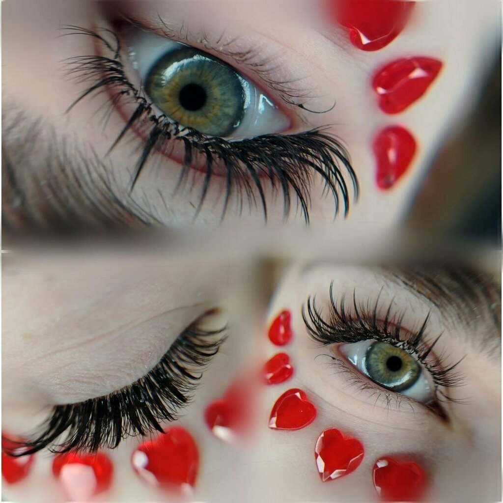 Eyebrow and eyelash salon Eyelash extensions, Astrahan, foto