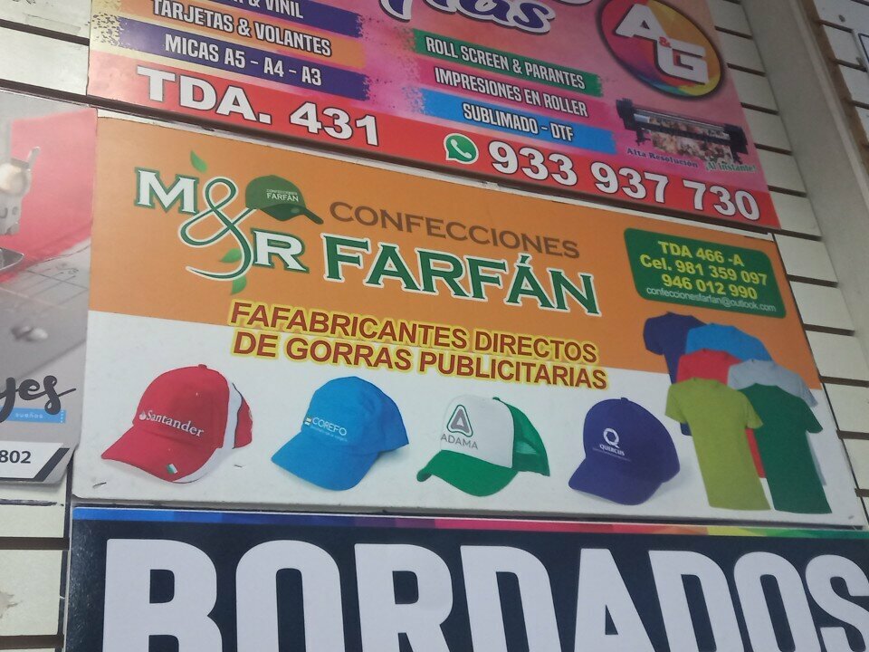 Dış giyim mağazası Confecciones Farfán, Lima, foto