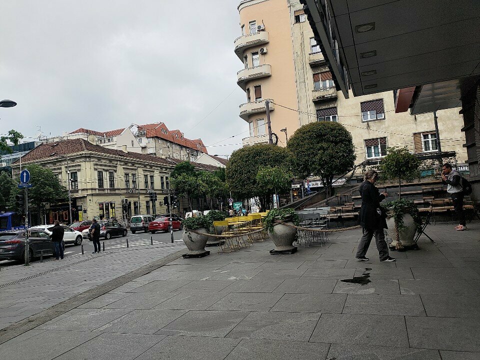 Kafe Dom omladine cafe, Belgrad, foto