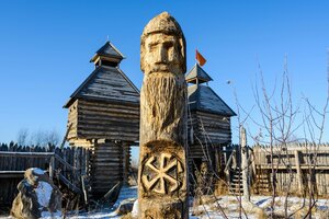 Музей каменных изваяний росо-ариев (Samara Region, selskoye poseleniye Krasny Yar, selo Krasny Yar, Krestyanskaya ulitsa), müzeler ve sanat galerileri  Samarskaya oblastından