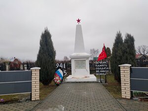 Памятник солдатам Великой Отечественной войны (Ryazan municipal district, Zaokskoye selskoye poseleniye, selo Zaokskoye, Shkolnaya ulitsa), anıt, heykel  Riazanskaya oblastından