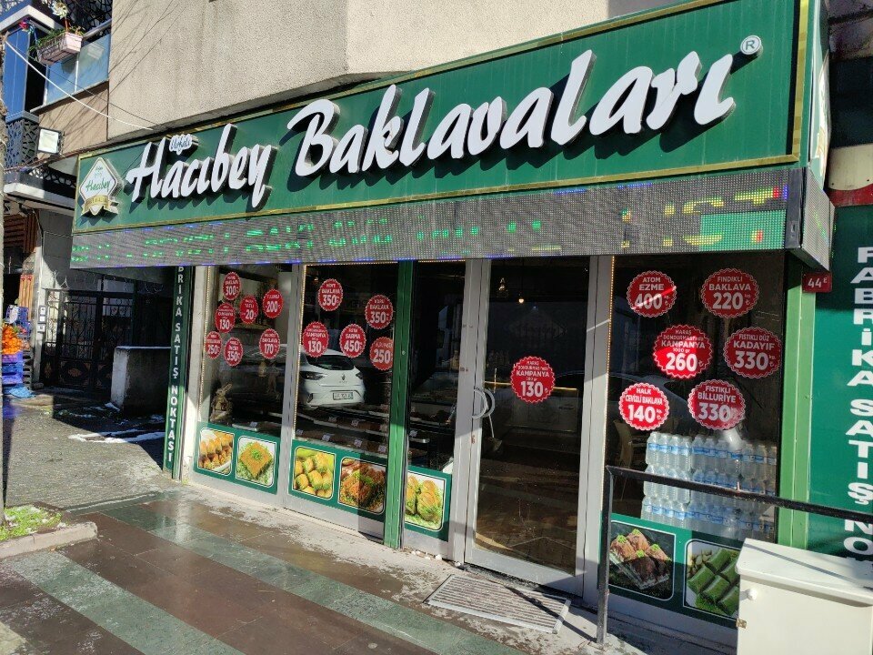 Pasta, şekerleme ve tatlı Urfalı Hacıbey Baklavaları, İstanbul, foto