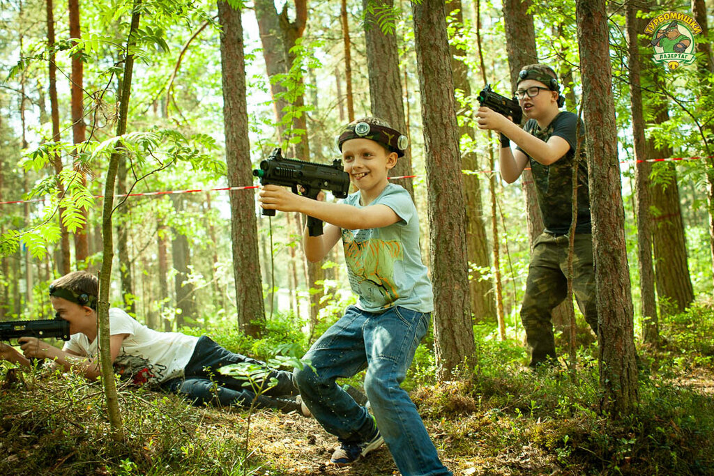 Lazer paintball Turbomishki, Saint‑Petersburg, foto