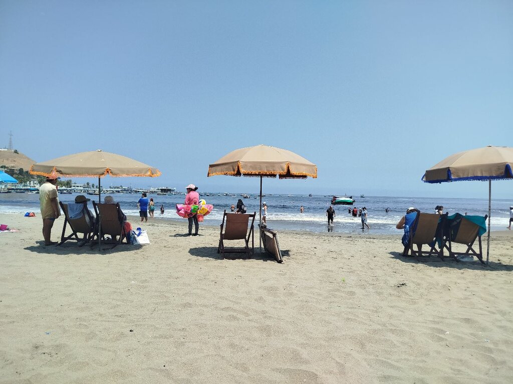 Plaj Playa Agua Dulce, Lima, foto