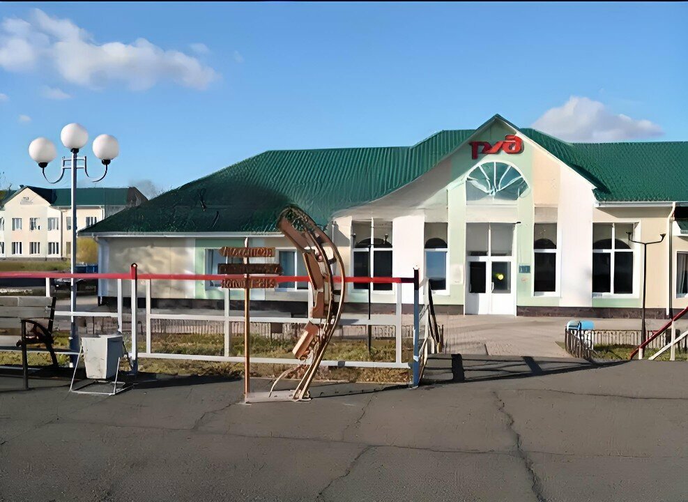Tren garları Train station, Krasnoyarski krayı, foto