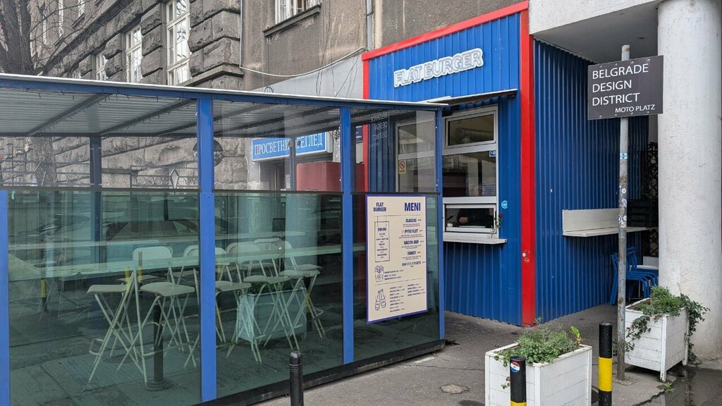 Fast food Flat Burger, Belgrad, foto