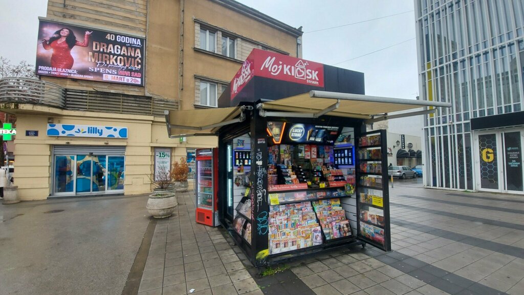 Tütün, sigara mağazaları Мој киоск, Novi Sad, foto
