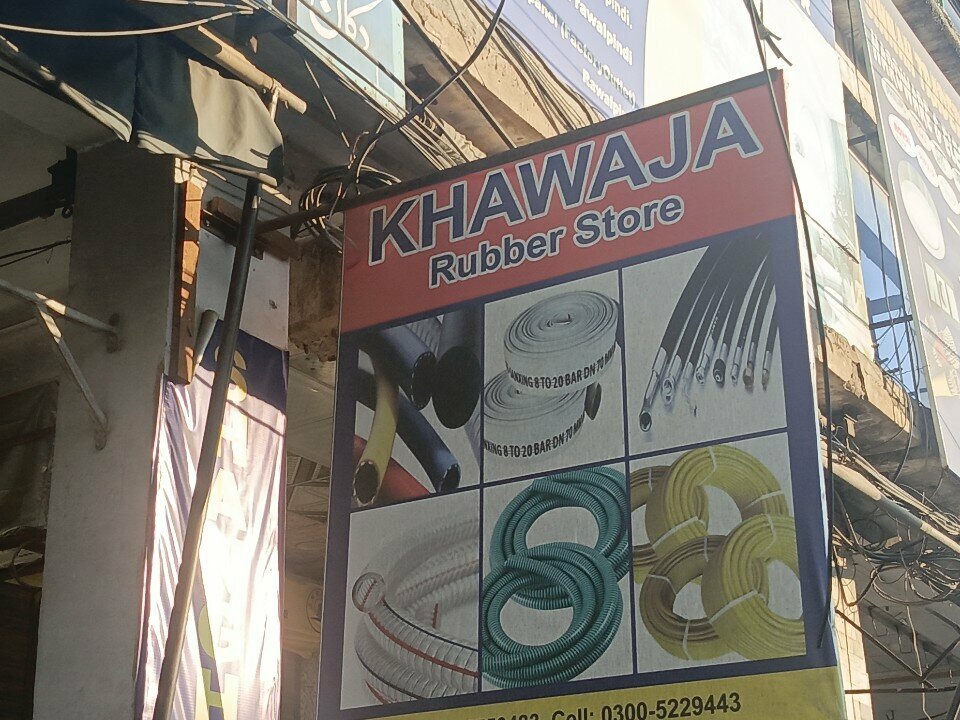 Elektronik eşya mağazaları Khawaja rubber store, Rawalpindi, foto