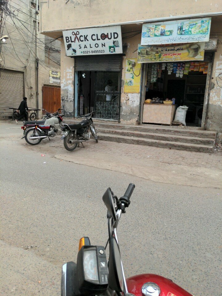 Peruk, kaynak, çıtçıtlı kaynak saç üreticileri Black cloud Saloon, Lahor, foto