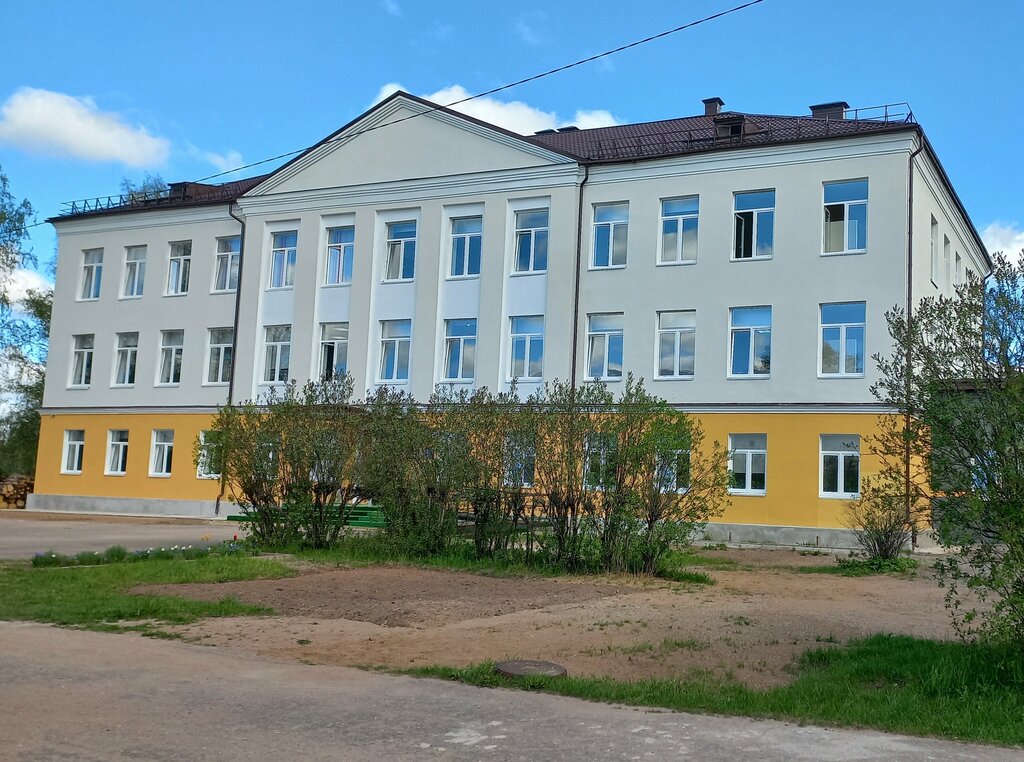 Ortaokul Marevskaya Srednyaya Obshcheobrazovatelnaya shkola, Novgorodskaya oblastı, foto