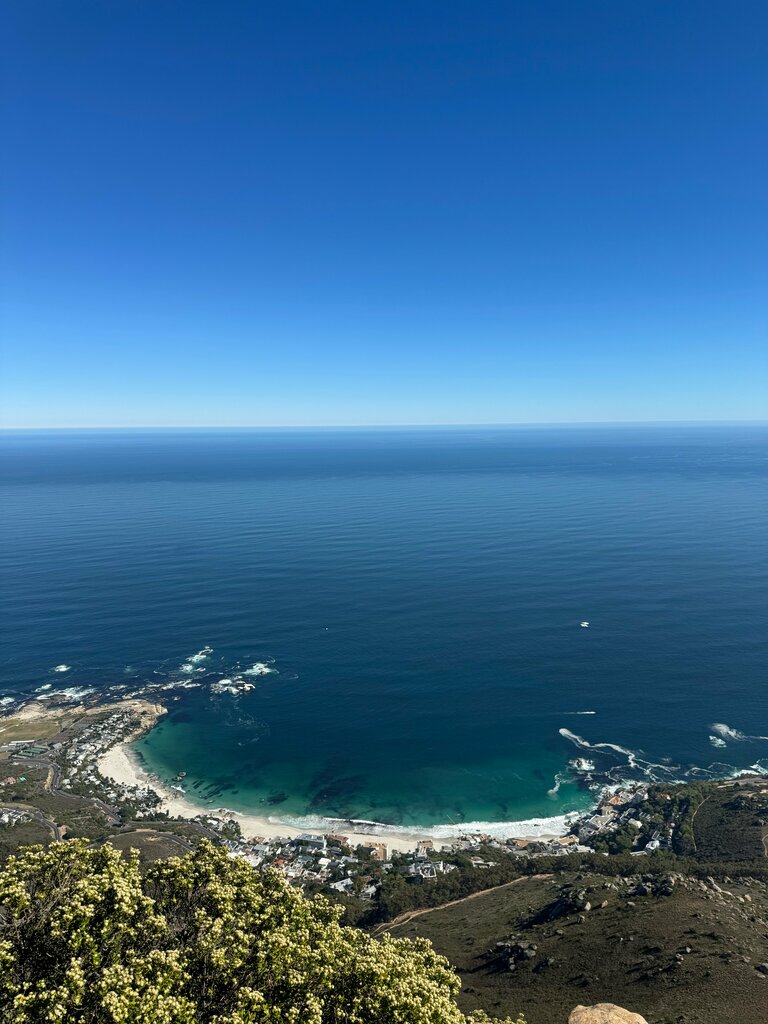 Dağ zirvesi Lion's Head, Capetown, foto