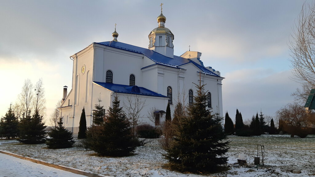 Ortodoks kiliseleri Monaster Zwiastowania w Ladach, Minskaya oblastı, foto