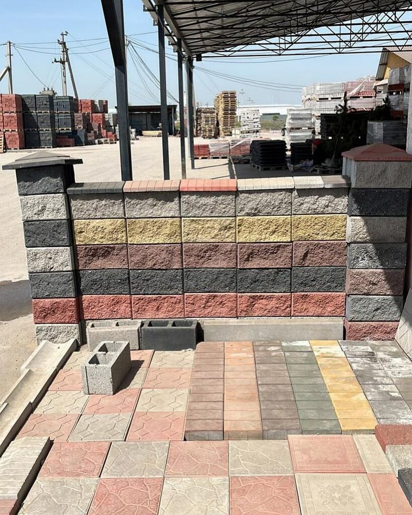 Kaldırım taşları Nur Tile, Almatı eyaleti, foto