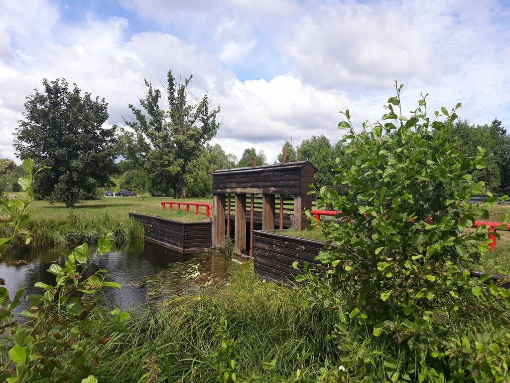 Mühendislik altyapısı Шлюз-регулятор Черток, Grodnenskaya oblastı, foto