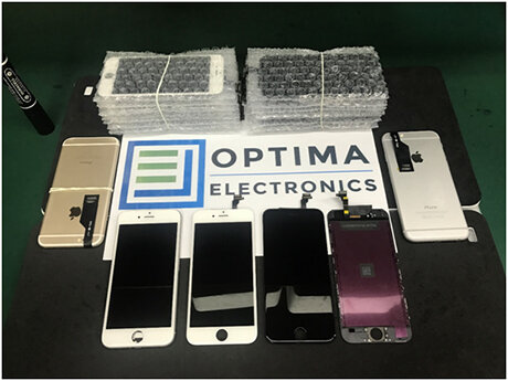 Cep telefonu aksesuarları Optima Electronics, Shenzhen, foto