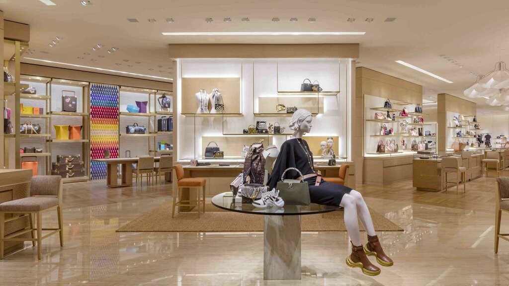 Ayakkabı malzemeleri Louis Vuitton Boston Copley, Boston, foto