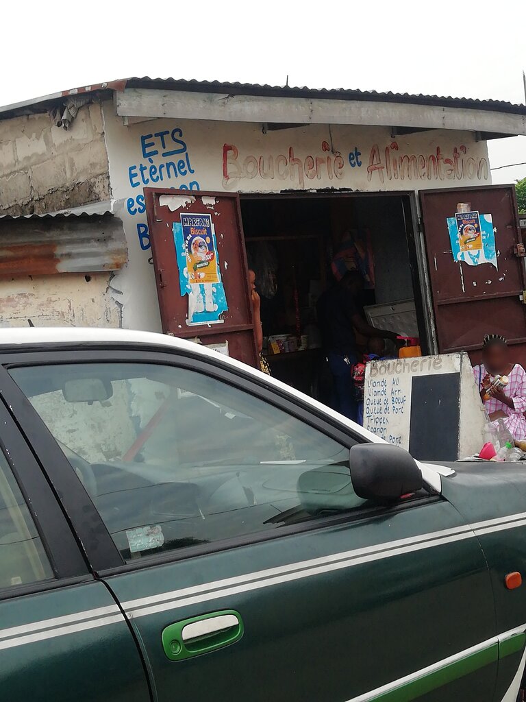Kasap, şarküteri Boucherie Et Alimentation, Brazzaville, foto