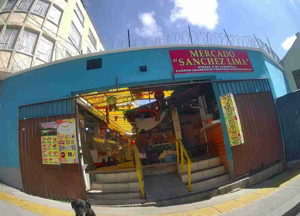 Pazarlar ve çarşılar Sanchez Lima, La Paz, foto