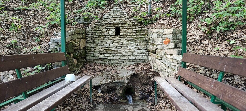 Pınar, çay Spring, stream, Tataristan, foto