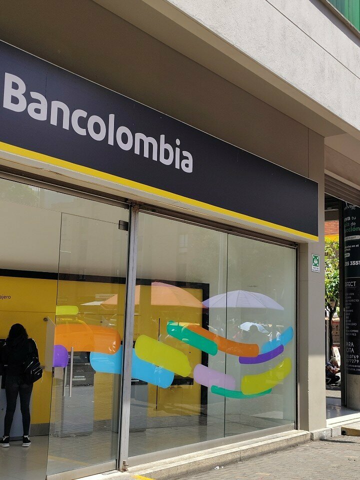 ATM'ler Bancolombia, Medellin, foto