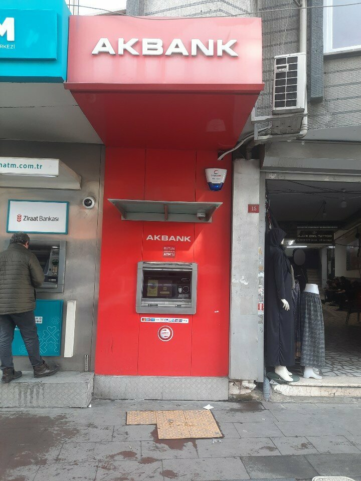 ATM'ler Akbank ATM, İstanbul, foto