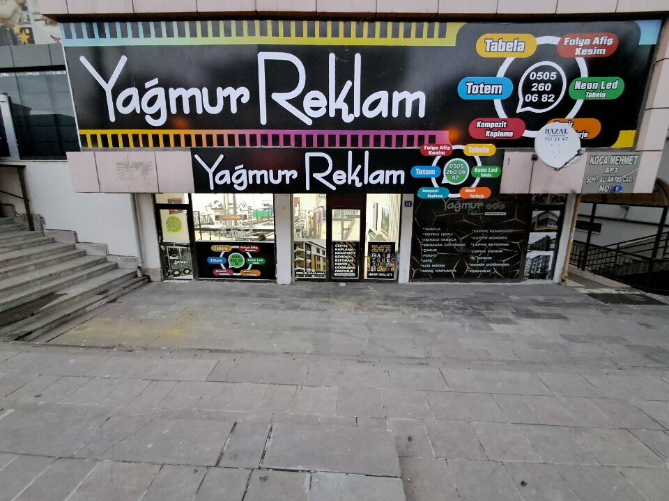 Tabela yapımı Yağmur Reklam, Ankara, foto