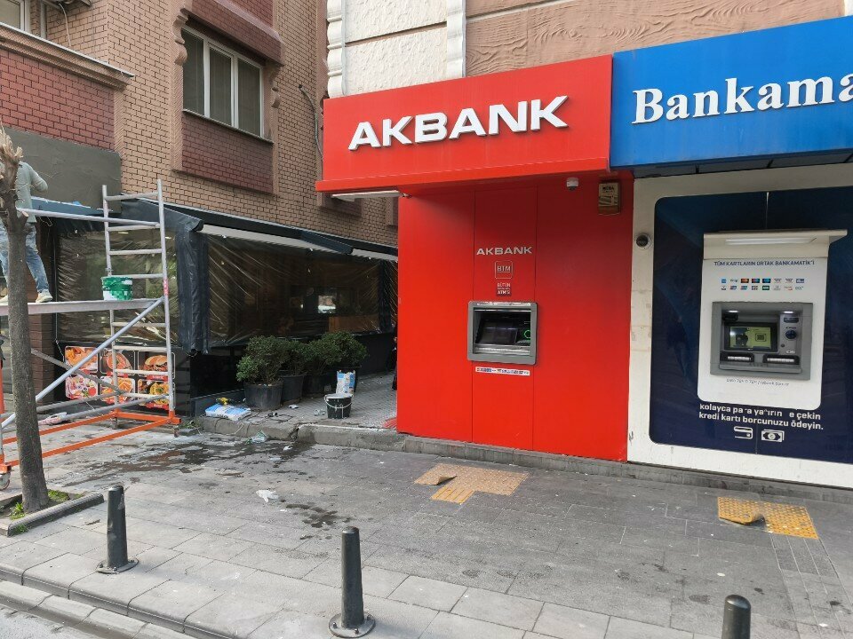ATM'ler Akbank ATM, İstanbul, foto