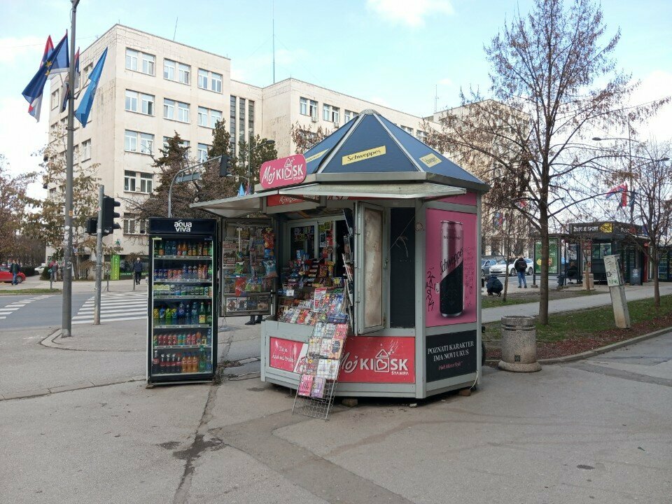 Gazete bayi Moj Kiosk, Novi Sad, foto