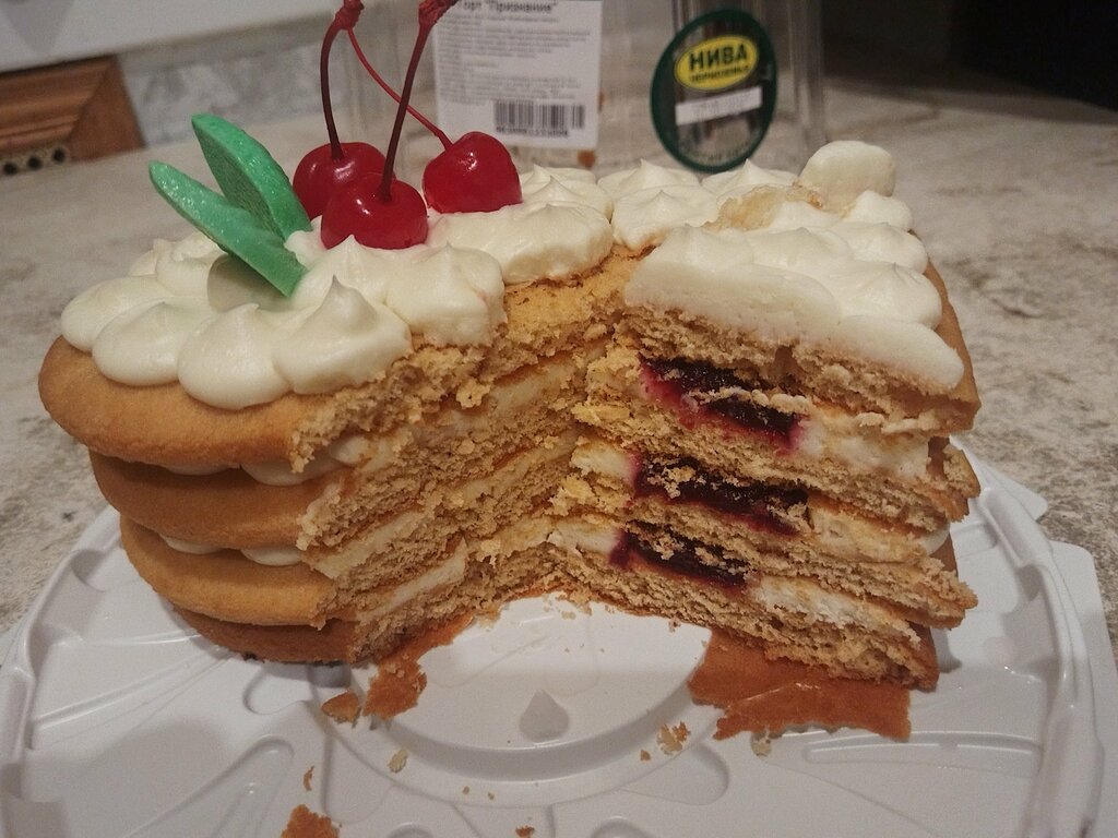 Pasta, şekerleme ve tatlı Niva Chernozemya, Kursk, foto