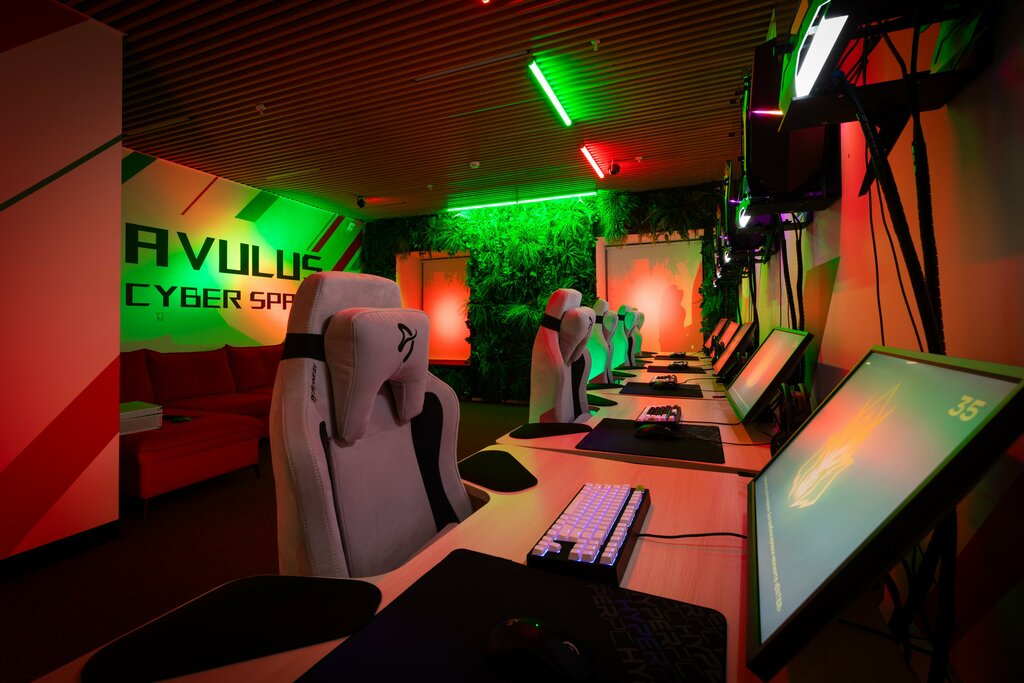 Bilgisayar kulübü Avulus Cyber Space, Moskova, foto